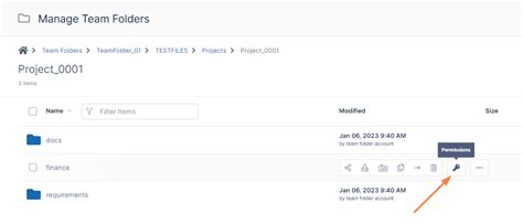 enable folder level permissions filecloud docs server