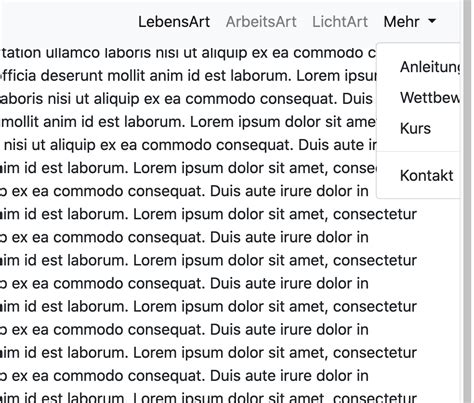html bootstrap nav items right problem with dropdown