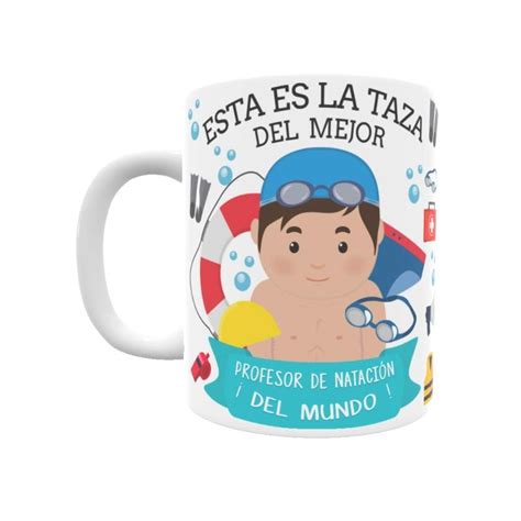 Taza Para El Mejor Profesor De Natación Con El Estilo De Toto´s Shop