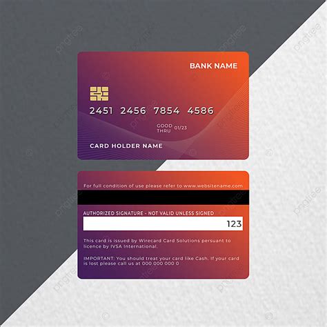 abstract bank credit card design template download on pngtree