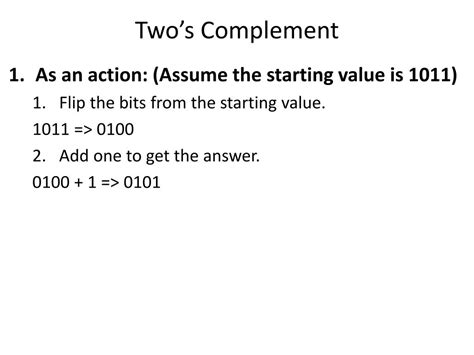ppt two s complement powerpoint presentation free download id 2420516