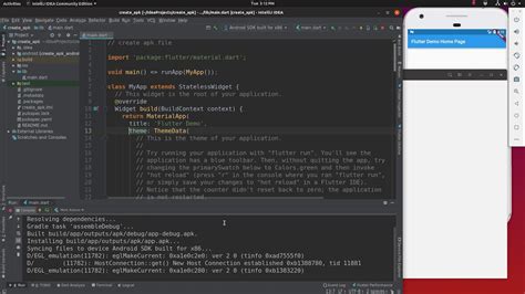 beginning flutter 40 create an apk file youtube