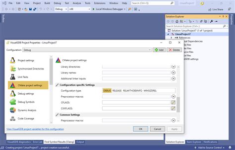 visualgdb project type overview visualgdb documentation