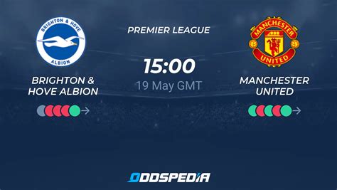 Brighton And Hove Albion Vs Manchester United Predictions Odds Live