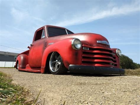 1950 Chevy 3100 Truck Rat Rod Hot Rod Bagged Patina V8 Air Ride