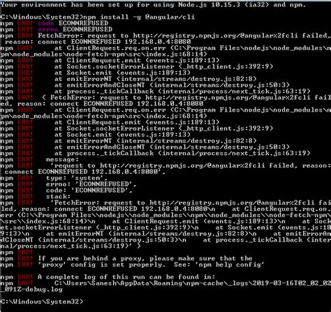 unable to install angular cli through npm · issue 5296 · angular