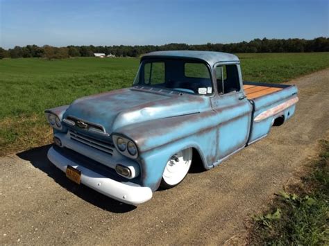 1959 Chevy Truck 3100 C10 Rat Rod Hot Rod Bagged Air Ride Patina