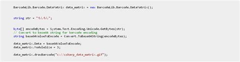 barcode for c barcode generation guide for unicode encoding