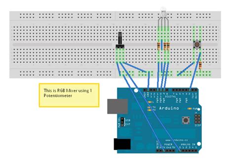 legwinskij s gadgets arduino rgb mixer with single