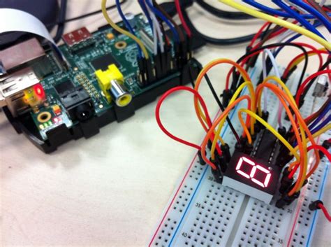 how to drive a 7 segment display directly on raspberry pi in python images