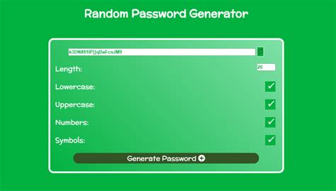 javascript random password generator