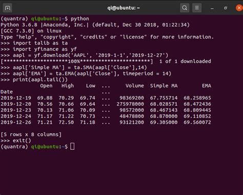 how to install ta lib in python