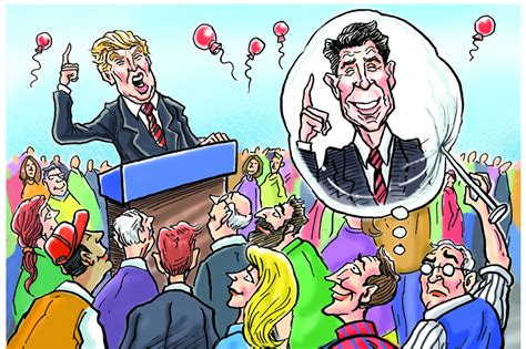 Donald Trump Is No Ronald Reagan Wsj