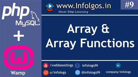 what is array and array functions in php youtube