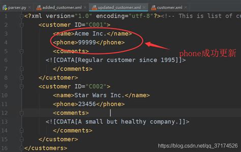 python parses xml files parses updates writes programmerah
