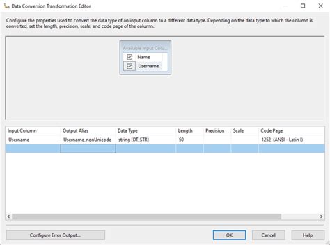 cannot convert between unicode and non unicode string data types ssis