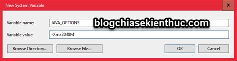 lỗi could not create the java virtual machine khi chạy minecraft