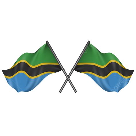 Bandeira Da Tanzânia Png Agitando Bandeira Bandeira Da Nação