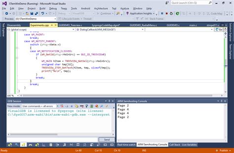 developing embedded gui using stemwin library visualgdb