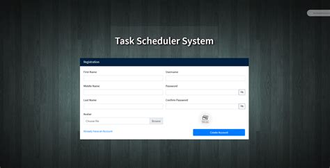 simple task scheduling system in php oop free source code sourcecodester