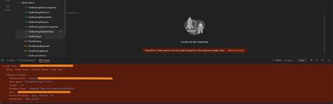 error parse error invalid header value char · issue 11085