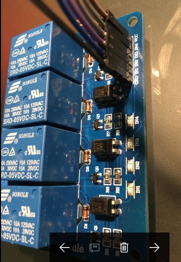arduino relay switches over wifi controlled via hass mqtt comes