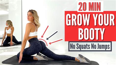 20 Min Grow Your Booty On The Floor No Squats No Jumps Build