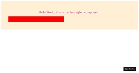 styled components codesandbox