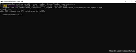 nodejs 报错 error eperm operation not permitted mkdir‘xxxxxxxxxxxxxxxx