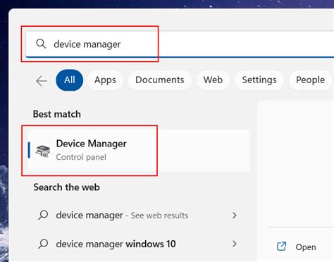How To Open Device Manager In Windows 11 5 Ways