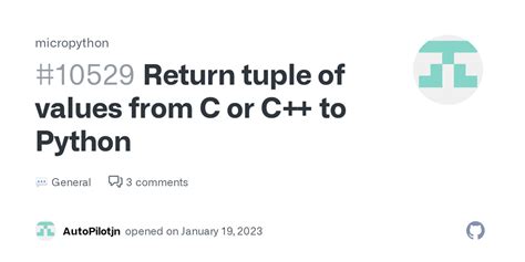return tuple of values from c or c to python · discussion 10529