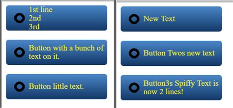 html add text inside button image and limit text to not exceed the
