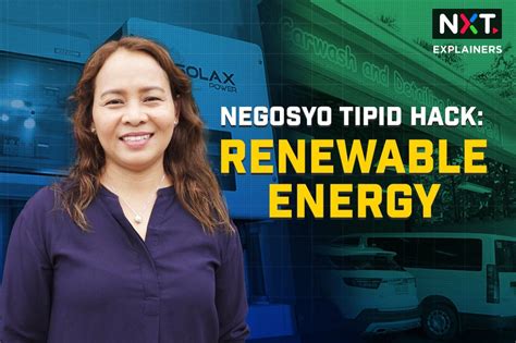 Negosyo Tipid Hack Renewable Energy Abs Cbn News