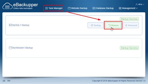 safely backup and restore mysql database