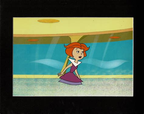The Jetsons Production Cel Of Jane Jetson Hanna Barbera Original At