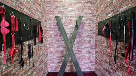 Bdsm Room Equipped For Role Playing Games Stock Video Adobe Stock