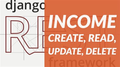django rest framework generic views serializers and crud django