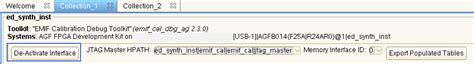 2 11 using the design example with the emif debug toolkit
