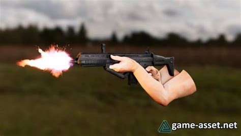 animated fps firearms starter kit 2 game assets for