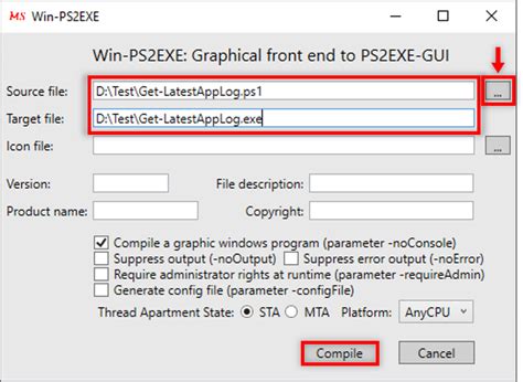 the de facto guide for converting a ps1 to exe 7 ways