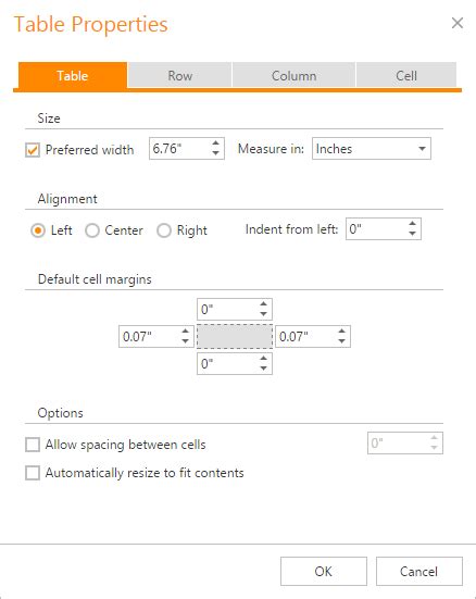 Table Dialogs Asp Net Web Forms Controls Devexpress Documentation