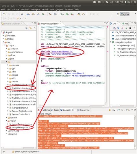 gcc eclipse cdt not seeing header files in project