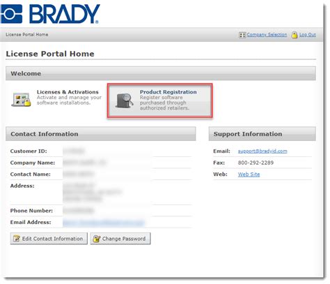 how to register a software license to your account in the self service