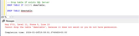 Using Drop Table If Exists In Sql Server Dbasco