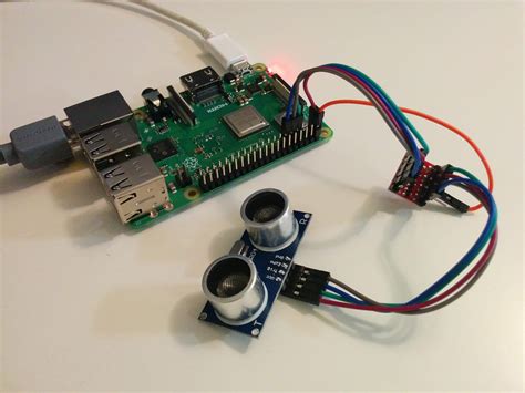 ultrasonic sensor on raspberry pi shiroku