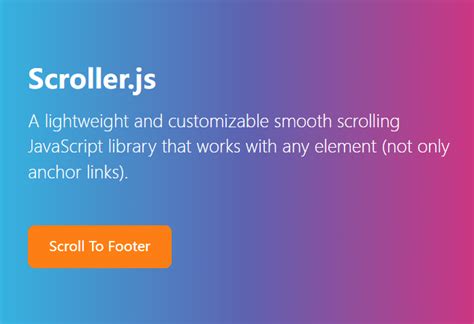 10 best smooth scroll javascript jquery plugins 2024 update jquery