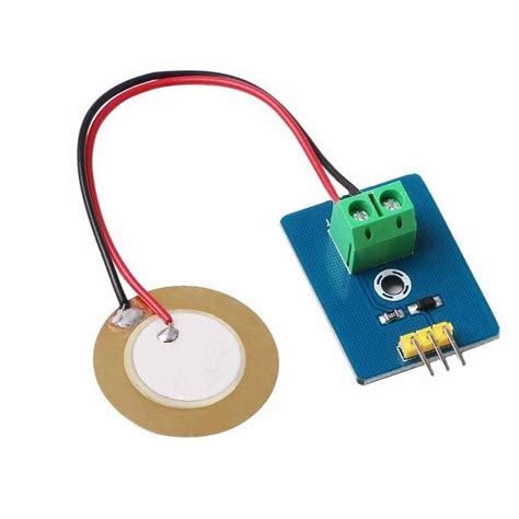 analog piezoelectricity ceramic piezo vibration sensor module for