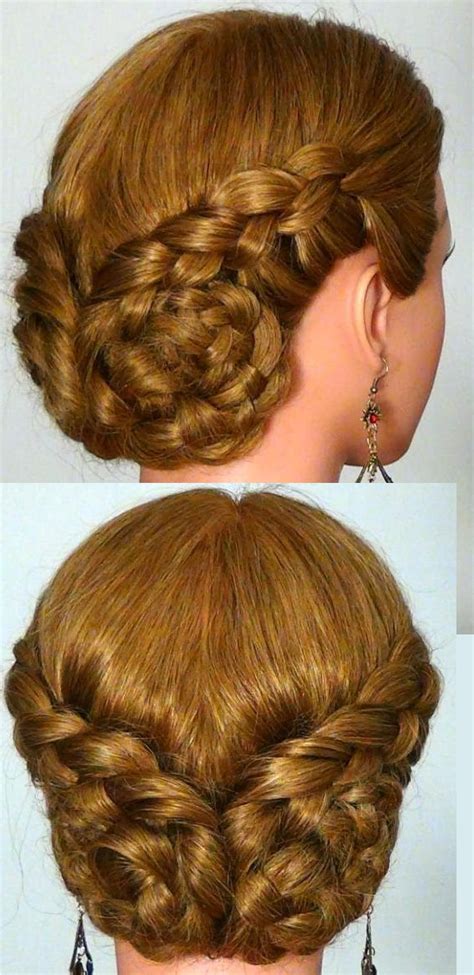 4 Strand Lace Braid Updo Link Is To Video Tutorial Done By