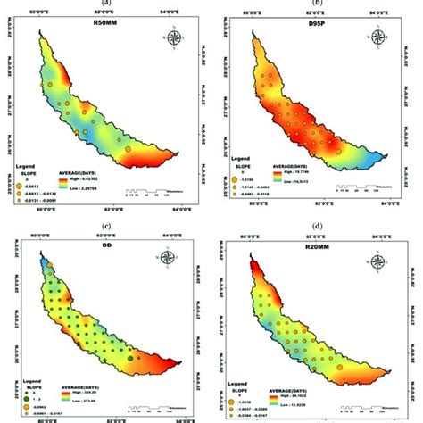 Spatio Temporal Trends In The Total Precipitation At Different Time