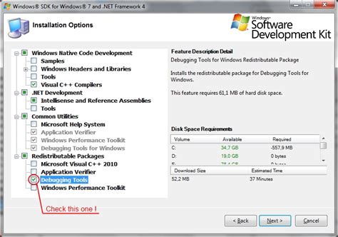 debugging tools for windows 10
